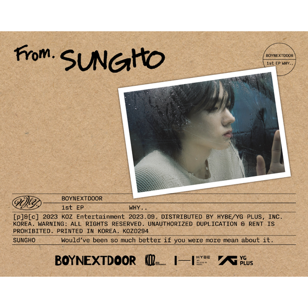 BOYNEXTDOOR | 보이넥스트도어 | 1st EP Album [WHY..] (Letter Ver.) – KPOP MUSIC TOWN