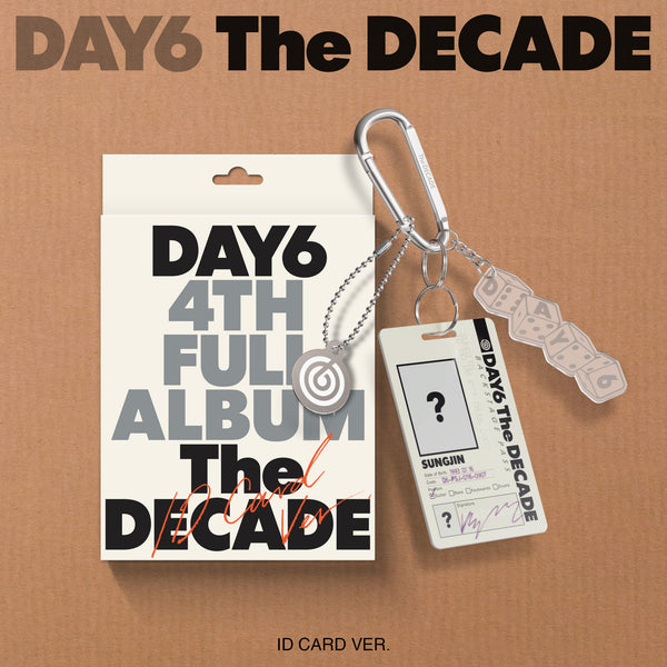 DAY6 | 데이식스 | 4th Full Album [ THE DECADE ] ID Card Ver – KPOP MUSIC TOWN