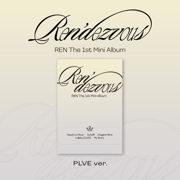 REN | 렌 | 1st Mini Album [Ren'dezvous] (PLVE ver.) – KPOP MUSIC TOWN