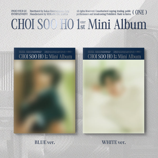 CHOI SOO HO | 최수호 | 1st Mini Album [ ONE ] Photobook Ver – KPOP MUSIC TOWN